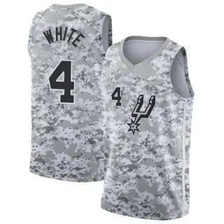 Big & Tall Men's Derrick White San Antonio Spurs Nike Swingman White ...