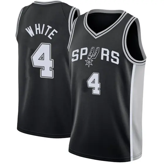 Youth Derrick White San Antonio Spurs Nike Swingman White Black Jersey ... Youth Derrick White San Antonio Spurs Nike Swingman White Black Jersey ...