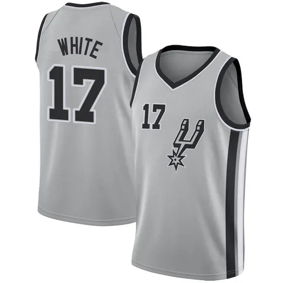 Youth Okaro White San Antonio Spurs Nike Swingman White Silver Jersey ...